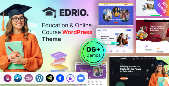 Edrio - Education & Online Course WordPress Theme by themexriver | ThemeForest